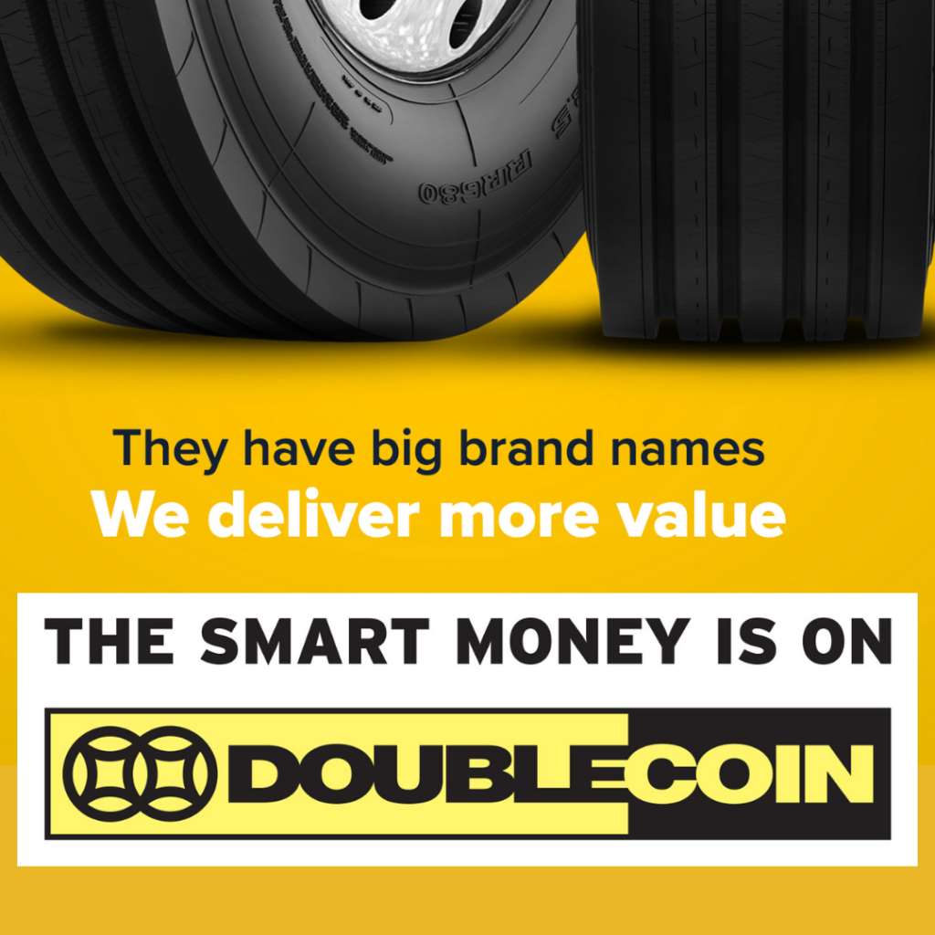 Decoupler Ribs Reduce Irregular Wear in Double Coin TR100 Tire | Double ...